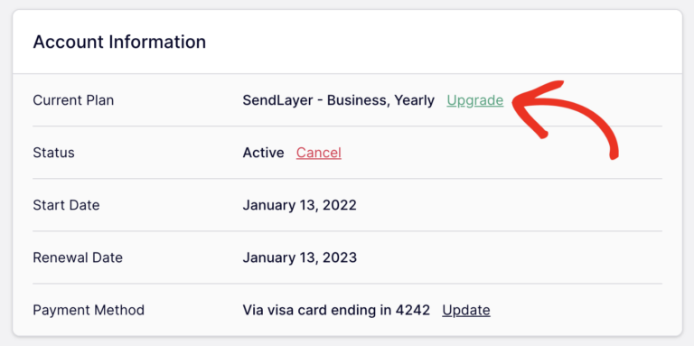 Managing Your Account