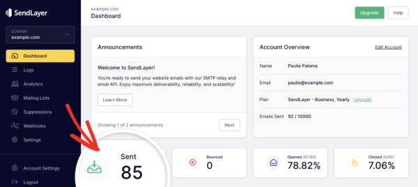 Viewing Your Analytics