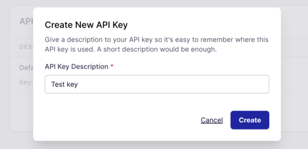Managing API Keys
