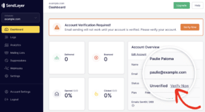 Verifying Your Account