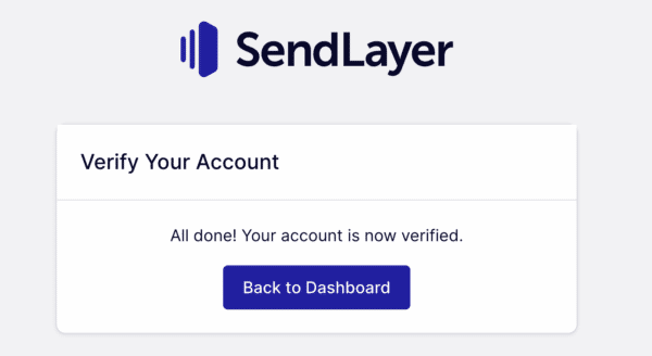 Verifying Your Account