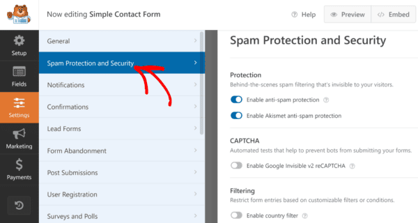 Protecting Your Site From Spam - SendLayer