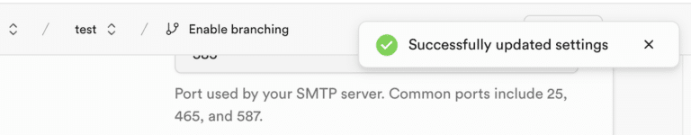 Supabase Custom SMTP and Email Configuration Guide
