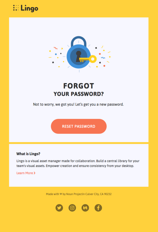 Password Reset Emails: Best Practices & Examples