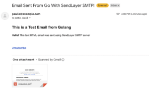 How to Send Email in Golang via SMTP or Email API
